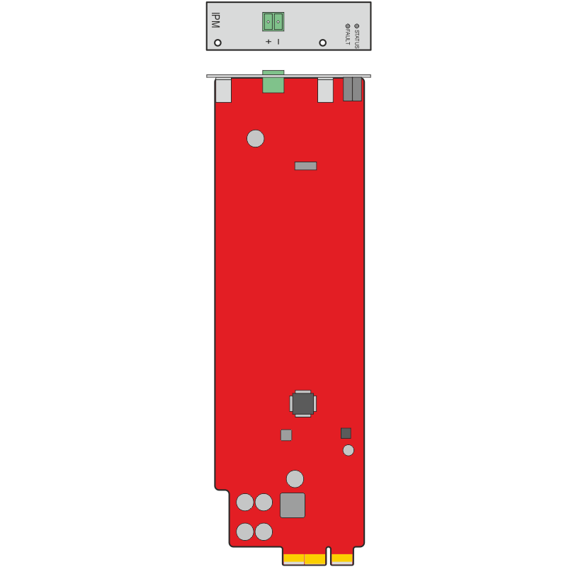 Drive card – vertical – IPM – GDS